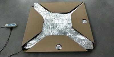 China Aluminum Foil Layers Electric Heater Pad Chocolates Storage IBC Tank Heater for sale