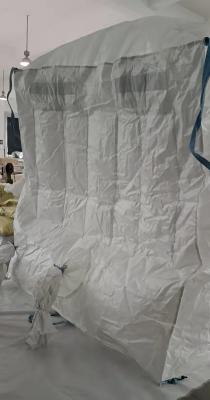 China 140gsm Container Liner Bag Side Seam Loop Polyethylene Film for sale