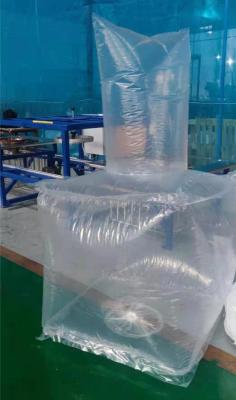 China 100 Micron 3000kg Bulk Bag Liner Dustproof Poly Woven Bags for sale
