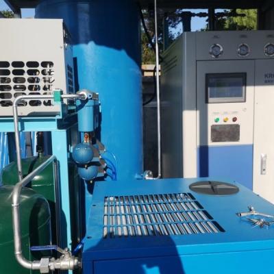 China Fully Automatic Skid Mounted Design Oxygen Gas Making Machine With Cylinders for sale