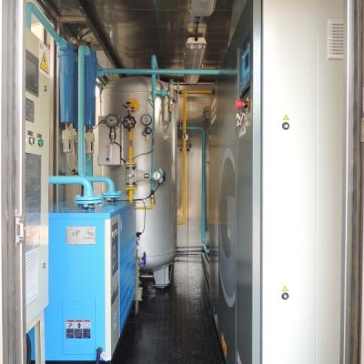China 6KV Voltage ISO Container Nitrogen Gas Generation Plant With Oxygen Monitor for sale