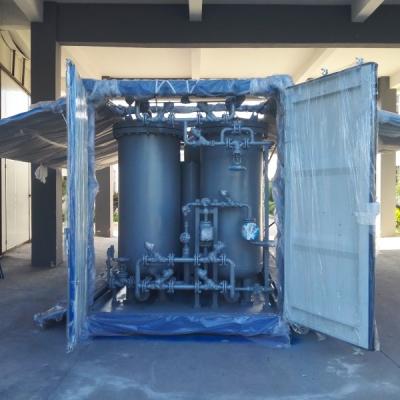 China 500SCFM ISO Shipping Container Nitrogen Gas Generation Plant No Installation Needed for sale