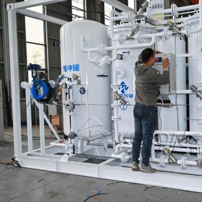 China 27barG Work Pressure Carbon Steel Material Nitrogen Generator For Laser Cutting for sale