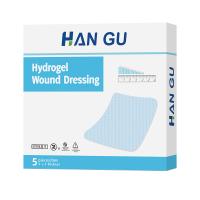 China 10x10cm Medical Hydrogel Wound Care Dressing For Burn OEM Logo Design for sale