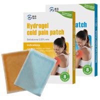 China Hydrogel Cooling Pain Relief Patch Chinese Plaster 10x14cm Physical Compress Cold Gel for sale