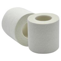China OEM Breathable Medical Raw Material Zinc Oxide Cotton Tape 5cmx5m Easy Tear for sale