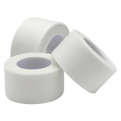 China Custom Logo Medical Adhesive Plaster Surgical Silk Tape 20cmx5m White Color CE ISO for sale