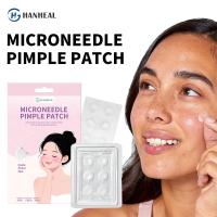 China 6 Counts Hydrocolloid Pimple Patches Anti Inflammatory Microneedle Acne Patches for sale