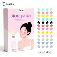 China Customized Color Hydrocolloid Acne Pimple Patch Star Shape For All Skin Types for sale