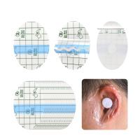 China Baby Soft Cotton Ear Patch Transparent Wound Dressings For Swimming Snorkeling for sale