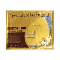 China Customized Facial Care Mask 24k Gold Hydrating Collagen Face Mask Sheet Brightening for sale