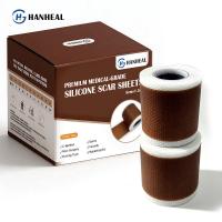 China Brown Silicone Gel Scar Tape Rolls in 1.5 m and 5 m Lengths for sale