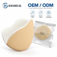 China Self-Adhesive Silicone Foam Heel Dressing for Pressure Ulcers and Exuding Wounds for sale