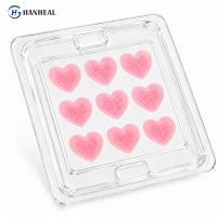 China Custom Pink Heart-Shaped Dissolving Microneedle Acne Patch Hydrocolloid Microneedle Acne Patch for Skincare Brands for sale