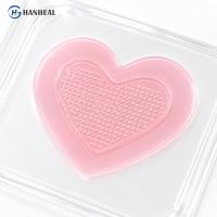 China Custom Pink Heart-Shaped Dissolving Microneedle Acne Patch Hydrocolloid Microneedle Acne Patch for Skincare Brands for sale