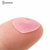 China Custom Pink Heart-Shaped Dissolving Microneedle Acne Patch Hydrocolloid Microneedle Acne Patch for Skincare Brands for sale