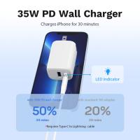 China Lightweight USB AC PD Port Charger Adapter Fireproof ABS for sale