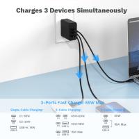China RoHS UAP653 PD Power Adapter USB C Wall Charger For Laptop for sale