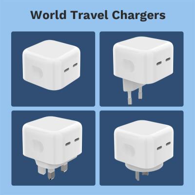 China Portable Travel PD 3.0 adapter Phone Charger Wall Plug 35W ODM for sale