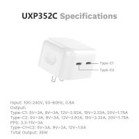 China 20V 35W Type C PD Power Adapter Wall Charger Foldable for sale