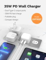 China 20V 35W Type C PD Power Adapter Wall Charger Foldable for sale