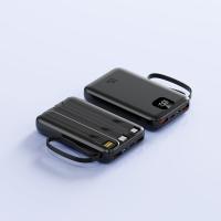 China Portable 10000mah Power Banks Apple Interface Handy Lanyard for Easy Carrying Fast Charging 4 In1 Built In Cables for sale