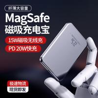 China Mini Ultra Slim PD 20W Portable Mini Powerbank 15W Magnetic Wireless Charger Battery Fast Charger Power Bank 10000mah Fo for sale