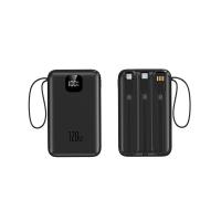 China Durable 4 In1 Built In Cables 10000mAh Power Bank with Universal Socket Standard for sale