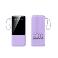 China Portable 4 in 1 Cable Power Bank with Over-discharging Protection and Apple Interface for sale