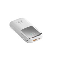 China Portable 10000mAh Pocket Power Bank With 2 Cord PD 22.5W Fast Charging LED Display USB-C Output for sale