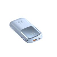 China Portable 10000mAh Pocket Power Bank With 2 Cord PD 22.5W Fast Charging LED Display USB-C Output for sale