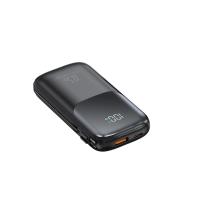 China Portable 10000mAh Pocket Power Bank With 2 Cord PD 22.5W Fast Charging LED Display USB-C Output for sale