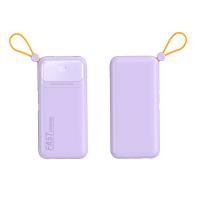 China Ultra-thin And Compact Self-contained Power Bank 10000mah Super Fast Charger Large Capacity Portable for sale