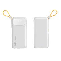 China Ultra-thin And Compact Self-contained Power Bank 10000mah Super Fast Charger Large Capacity Portable for sale