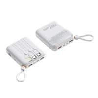 China PD22.5W 3.0 Ultra Slim 10000mah Powerbanks with Type-C Input and LED Display Blue Color for sale