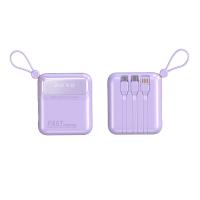 China PD22.5W 3.0 Ultra Slim 10000mah Powerbanks with Type-C Input and LED Display Blue Color for sale