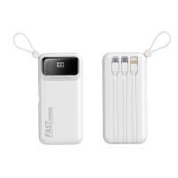 China Arrivals 2024 LED Display Function Fast Charging Power Banks 10000mah 20000mah with Cables for sale