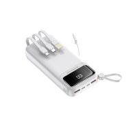 China Arrivals 2024 LED Display Function Fast Charging Power Banks 10000mah 20000mah with Cables for sale