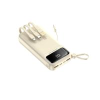 China Arrivals 2024 LED Display Function Fast Charging Power Banks 10000mah 20000mah with Cables for sale