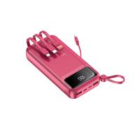 China Arrivals 2024 LED Display Function Fast Charging Power Banks 10000mah 20000mah with Cables for sale