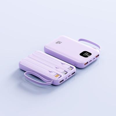 China Universal Socket Digital Display Power Bank 10000mah for Charging Mobile Phone for sale
