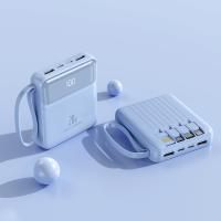 China 20W Fast Charge 10000mAh 20000mAh Universal Portable Power Bank with Micro USB Input and LED Display for sale