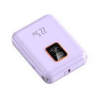 China Built In Cables Fast Charging Portable 15W 10000 Mah Smart Wallet With Power Bank And Wireless Charger for sale