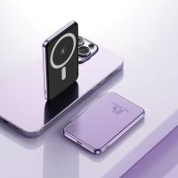 China Ultrathin Magnetic Wireless Fast Charge Power Bank with Type-C Input Interface 15W/20W 5000/10000mAh for sale