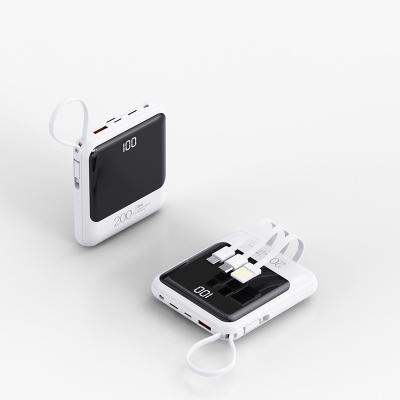 China Outdoor Charging 20000mah Power Bank with LED Display and Universal Socket for sale