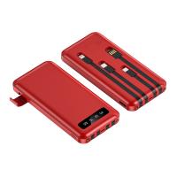 China 10000mah Full Mirror Digital Display Power Bank with Custom Logo and Large Capacity for sale