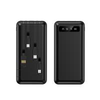 China 10000mah Full Mirror Digital Display Power Bank with Custom Logo and Large Capacity for sale