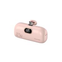 China ABS 5000mAh Portable Power Bank Custom Logo Mobile Mini Charger with Type C Output Interface for sale