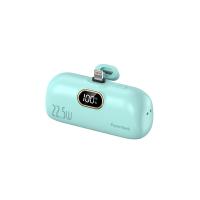 China ABS 5000mAh Portable Power Bank Custom Logo Mobile Mini Charger with Type C Output Interface for sale