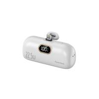 China ABS 5000mAh Portable Power Bank Custom Logo Mobile Mini Charger with Type C Output Interface for sale